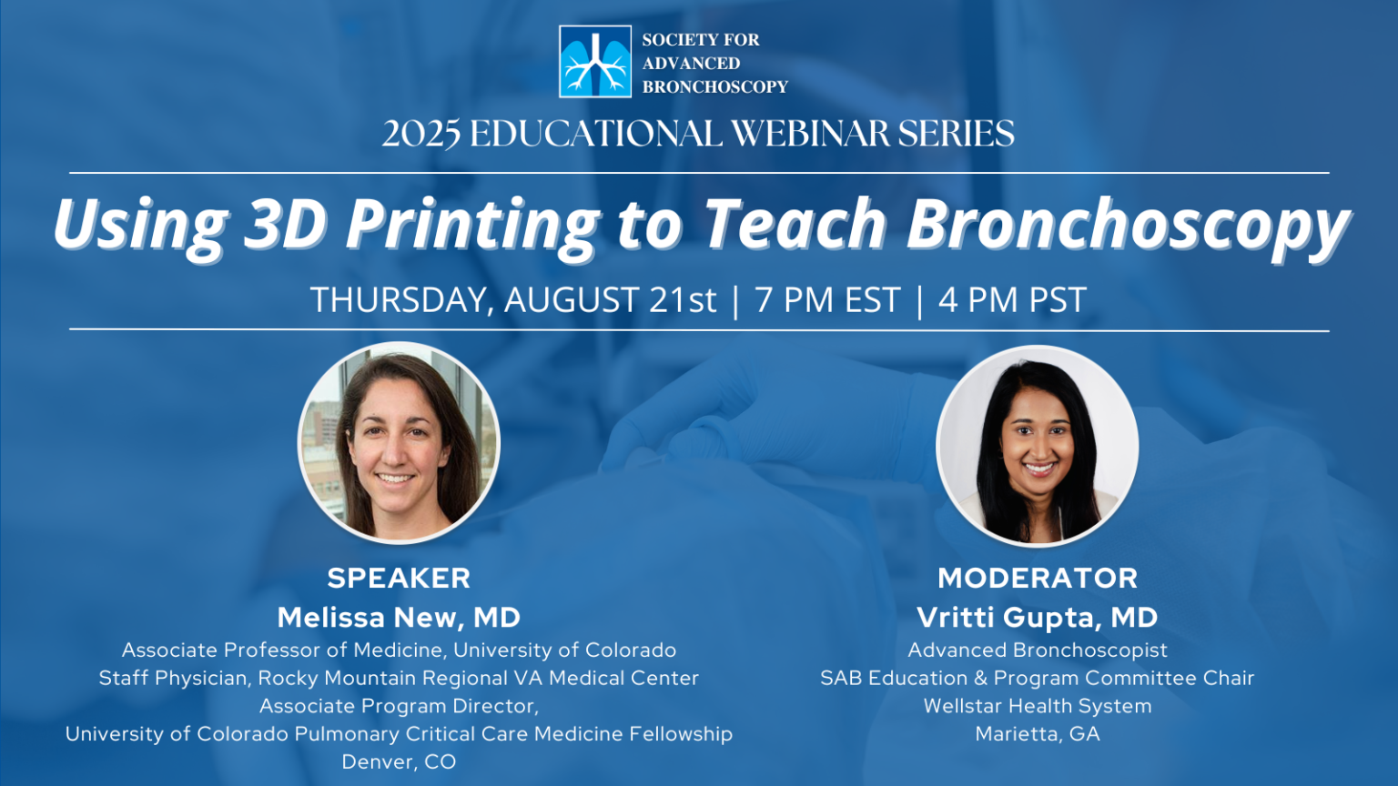 Using 3D Printing to Teach Bronchoscopy – Society for Advanced ...